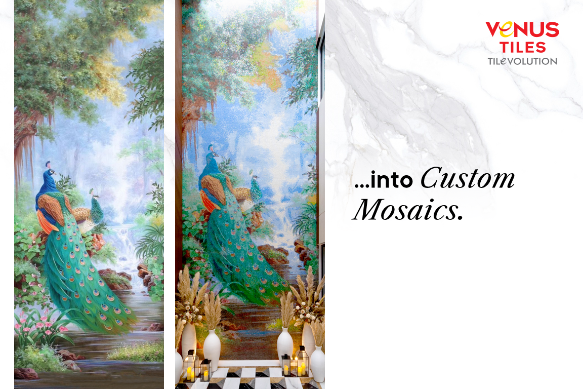 Custom Mosaic at Venus Tiles - Venus Tiles